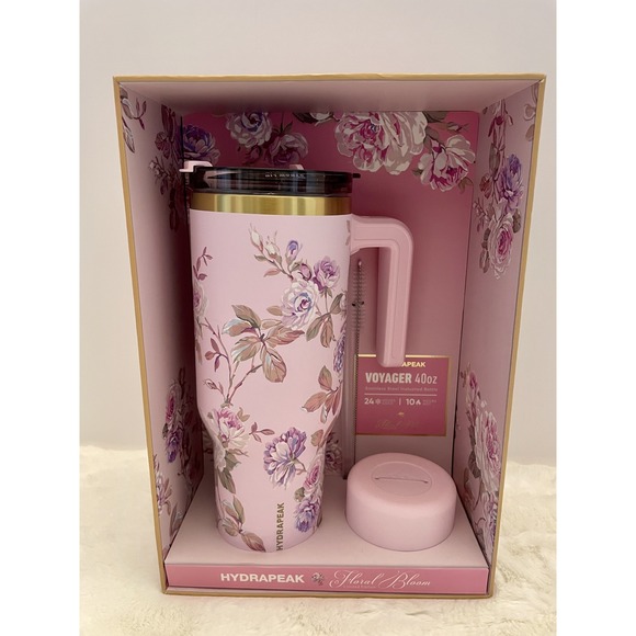 Hydrapeak | Dining | Hydrapeak Floral Bloom Rose Vine Baby Pink Voyager ...